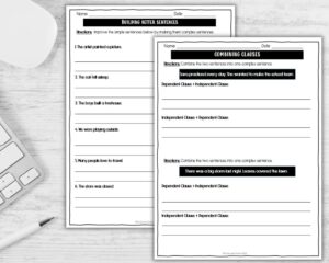 Complex Sentence Strategies - Snips and Snails Teaching