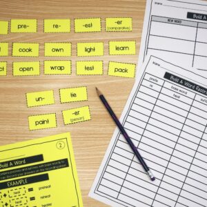 Prefix and Suffix Activities - Snips and Snails Teaching